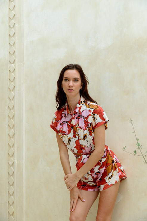 Soleil Playsuit Floral
